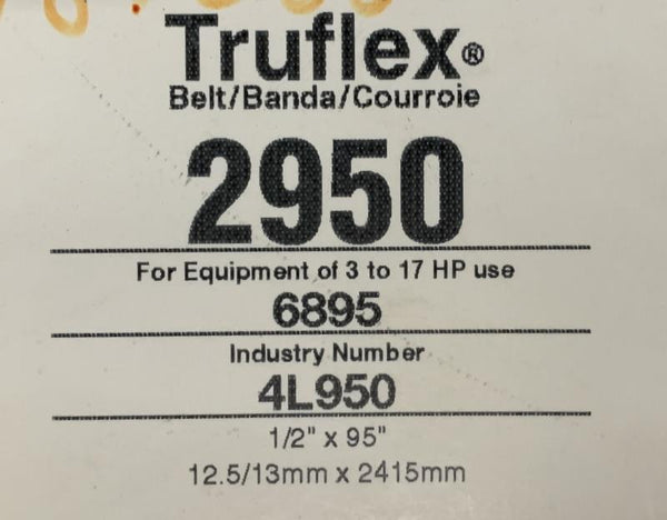 Gates 2950 Truflex V-Belt 4L950