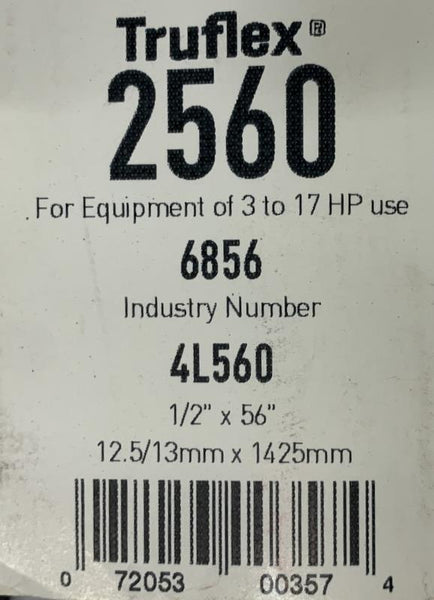Gates 2560 Truflex V-Belt 4L560