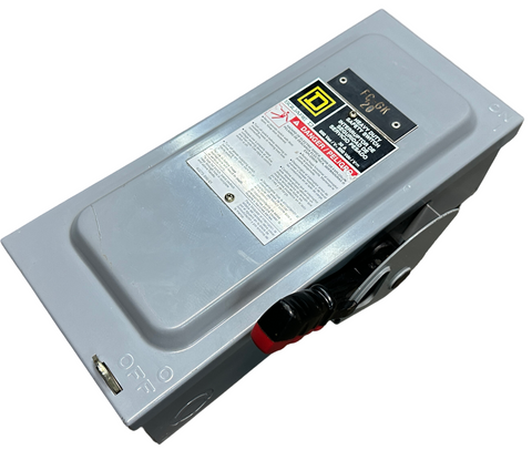 Square D H321N General Duty Fusible Safety Switch 30A 3 Pole 7.5HP 240