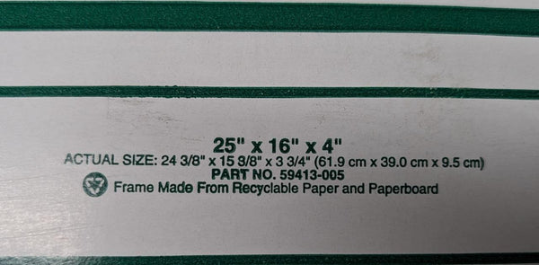 Camfil 59413-005 FARR 30/30 Pleated Air Filter 25" x 16" x 4"