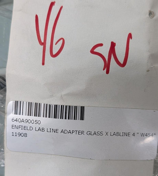 Enfield W454 Lab Line Adapter 4" Glass x Labline 11908