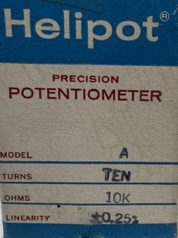 Helipot Model A Precision Potentiometer 10-Turn 10K Ohms