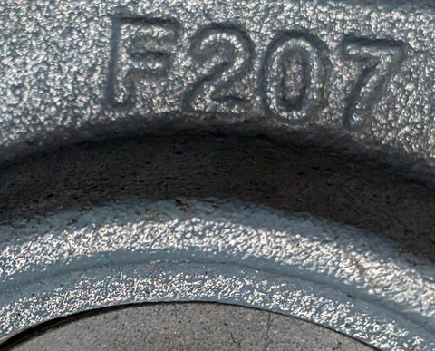 KBZ F207 Pillow Block Bearing 4-Bolt Flange 1-1/4" Bore UC207-20 ...