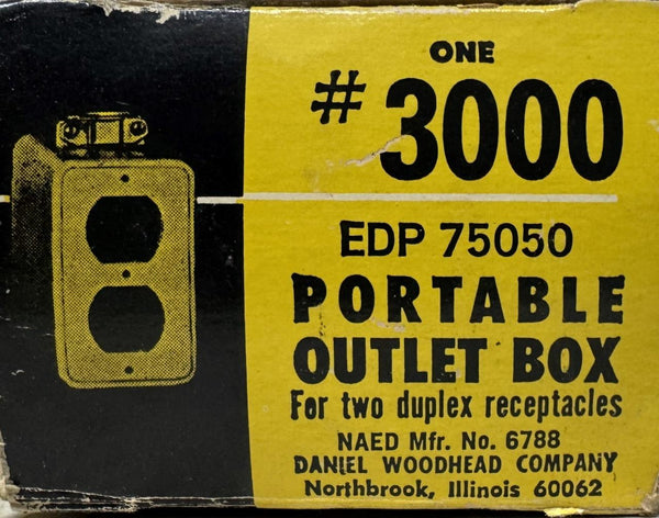 Daniel Woodhead 3000 Portable Outlet Box