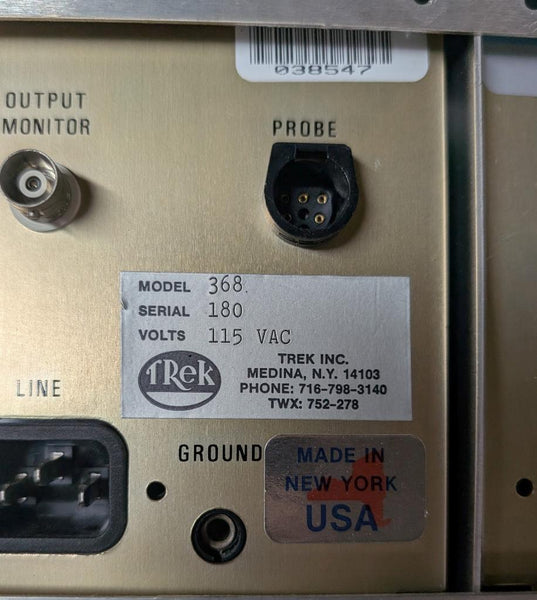 Trek Model 368A Electrostatic Voltmeter 115VAC 4-Unit Case