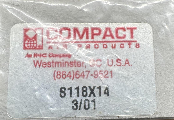 Compact Air Products S118X14 Pneumatic Cylinder | Surplus Select