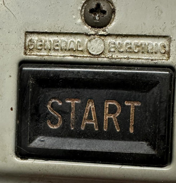 GE General Electric Manual Motor Starter Switch Gray Start/Stop Button