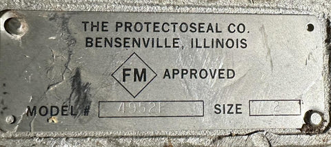 The Protectoseal 4952F In-Line Circular Plate Flame Arrester 2" Size
