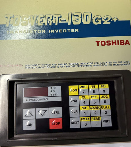 Toshiba TOSVERT-130G2+ Transistor Inverter 1.5KW 1HP 460V 3-Phase VT13