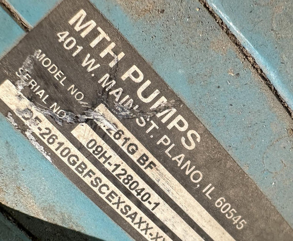 MTH Pumps 261G BF Pump 261G BF