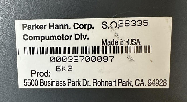 Parker 6K2 Compumotor Servo & Stepper Controller 2-Axis