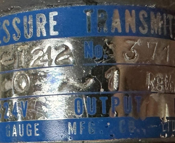 Asahi MES‑T242 Pressure Transmitter 24VDC w/ Fitting