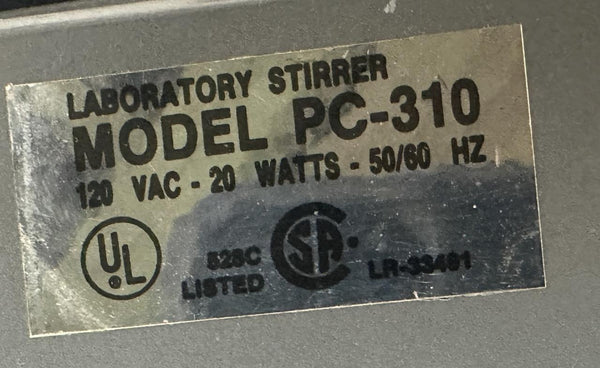 Corning PC-310 Magnetic Laboratory Stirrer 120VAC 20W 50/60 Hz
