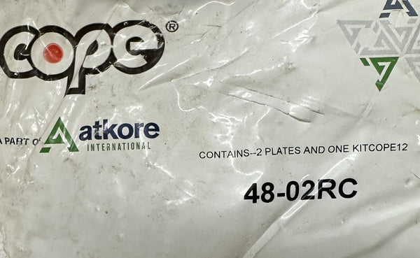 Cope Atkore 48-02RC Splice Plate Kit Contains 2 Plates & 1 Kit Cope12