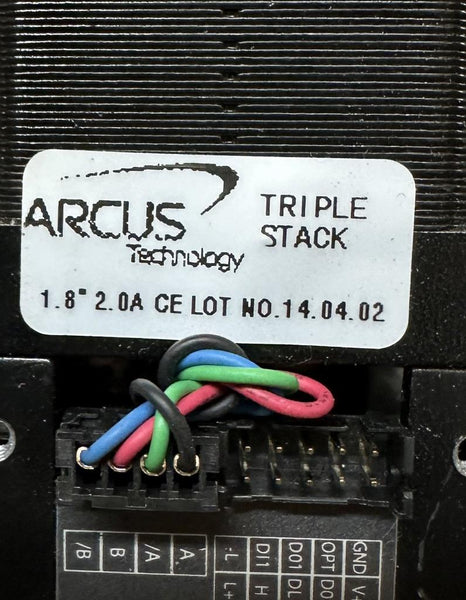 Arcus DMX-J-SA-17 Triple Stack Stepper Motor NEMA 17 24VDC RS-485