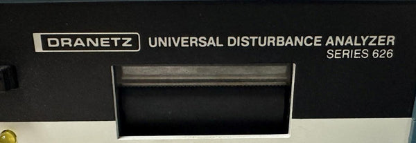 Dranetz Series 626 Universal Disturbance Analyzer w/ Storage Drawer