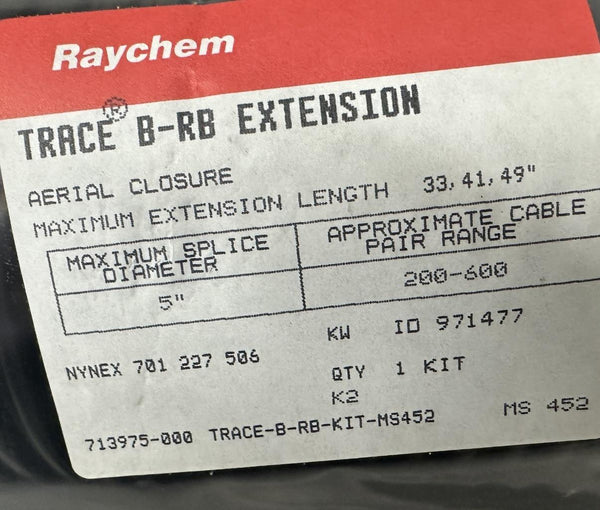 Raychem TRACE-B-RB-KIT-MS452 Aerial Splice Closure Extension Kit 71397
