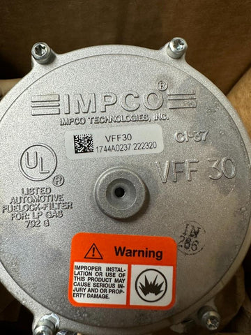 Impco VFF30 Vacuum Fuel Lock-Off Valve TSA/IMPVFF30