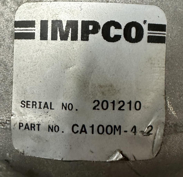 Impco CA100M-4-2 Carburetor Mixer 1/2" NPT Fuel Port 123 HP 2.31″ Air