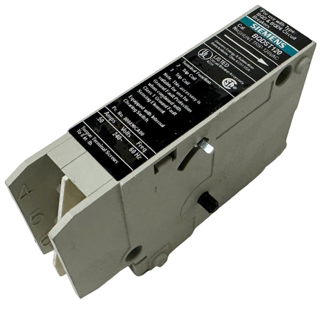 Siemens BQDST120 Shunt Trip 120V For BQD/BQD6 Circuit Breakers