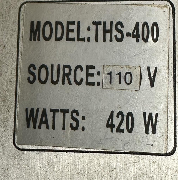 TEW THS-400 Direct Heat Sealer Control Panel 110V 420W 0-400°C