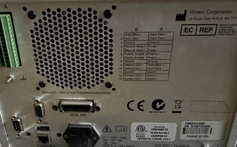 Waters 2414 Refractive Index Detector 1.00-1.75 RIU 100-240V 50/60Hz 1