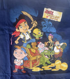 Disney Boy's Jake And The Never Land Pirates Blue Short Sleeve Shirt S