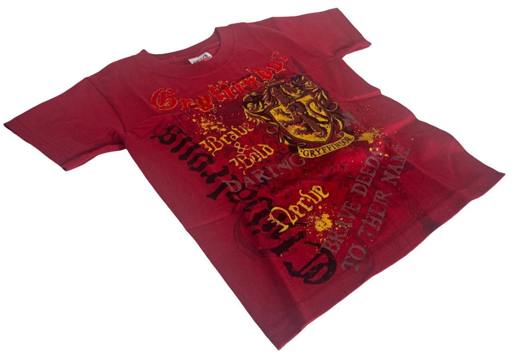 Anvil Youth Harry Potter Gryffindor House Graphic Red Shirt Size X-Sma