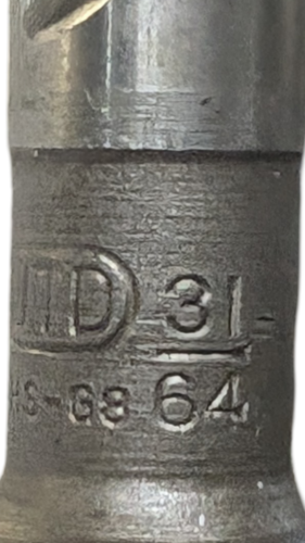 UTD 31/64" High Speed Drill Bit HS G8 Morse #2 Taper