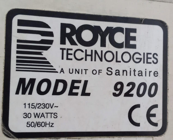Royce Technologies Model 9200 Dissolved Oxygen Analyzer 115/230V 30W 5