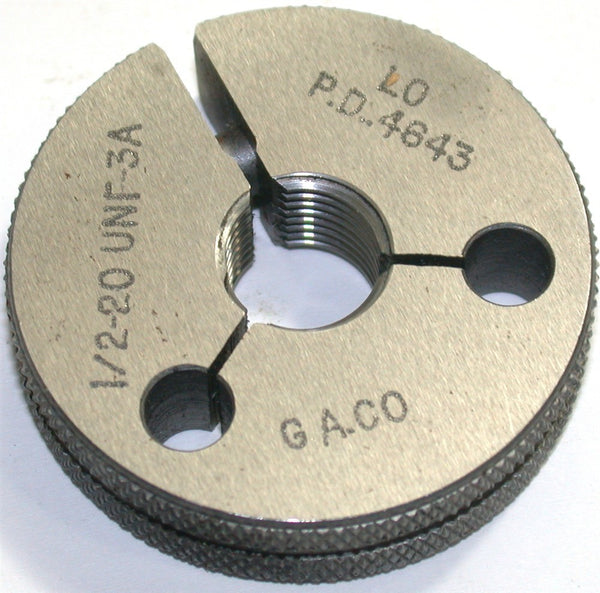 G.A. CO 1/2-20 UNF-3A LO Thread Gage