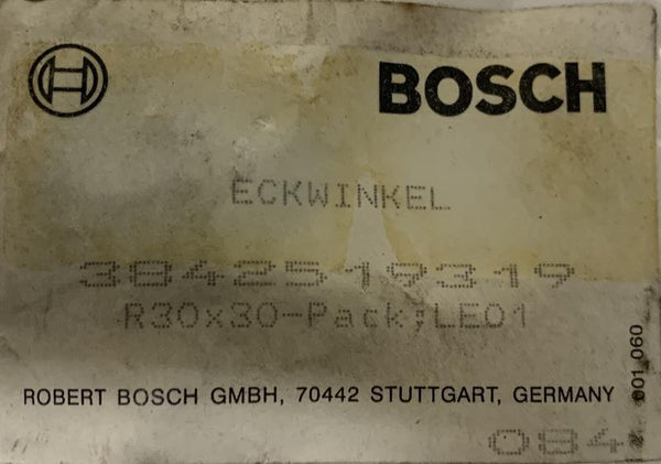 Lot of (5) Bosch R30X30 Corner Bracket Set 3842519319