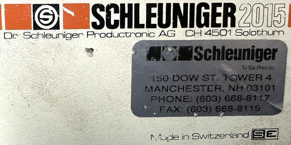 Schleuniger UniStrip 2015 Wire Stripping Machine CH 4501