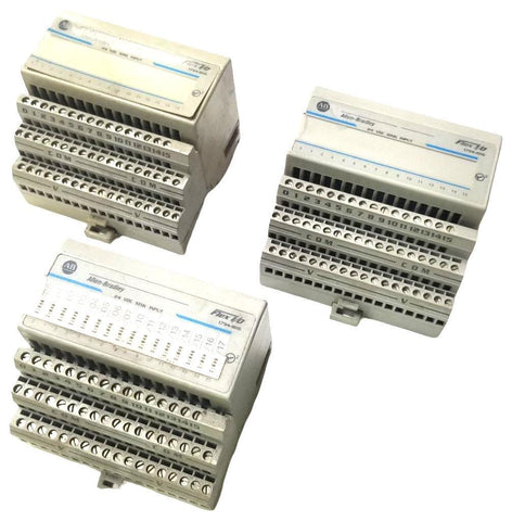 Allen Bradley 1794-IB16 Input Module Flex I/O 24VDC Sink (Lot of 3 ...