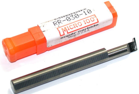 Micro 100 RR-030-10 Carbide Grooving Tool Retaining Ring .025" Width 1