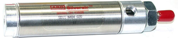 ARO 2" Stroke 1 1/16" Bore Stainless Silverair Air Cylinder SD11-N4B4-