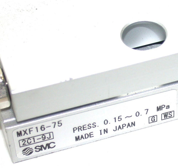 SMC MXF16-75 3" Stroke Guided Slide Cylinder Low Profile Slide Table w ...