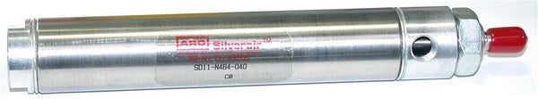 ARO 4" Stroke 1 1/16" Bore Stainless Silverair Air Cylinder SD11-N4B4-