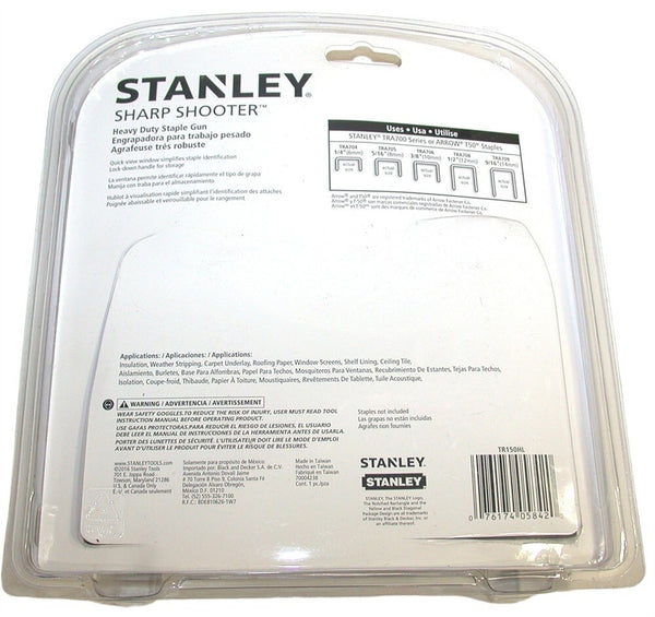 Stanley TR150HL Sharp Shooter Heavy Duty Aluminium Stapler Gun