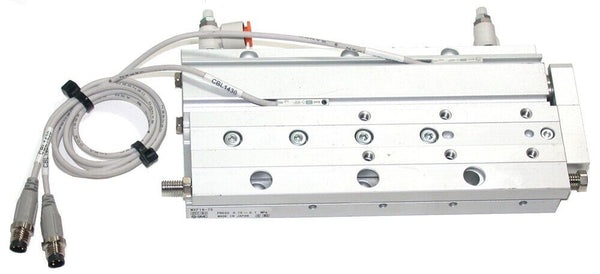 SMC MXF16-75 3" Stroke Guided Slide Cylinder Low Profile Slide Table w ...