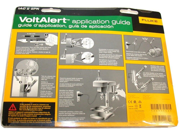 Fluke 1AC II 5PK VoltAlert Non-Contact Voltage Tester (Pack of 5)