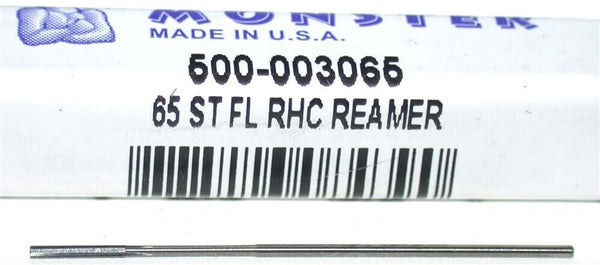 Monster Tool 500-003065 4-Flute Straight Flute .0350" Carbide Reamer N