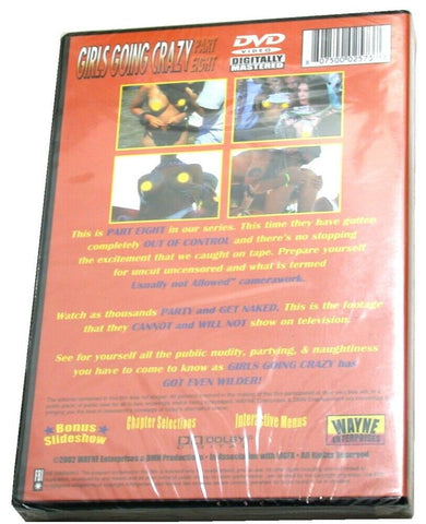 Wayne Enterprises GIRLS GOING CRAZY PART EIGHT DVD NIB As Seen On TV