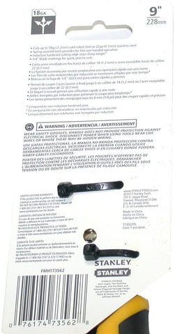 Stanley FMHT73562 FatMax 9" Bulldog Bullnose Aviation Snips New ...