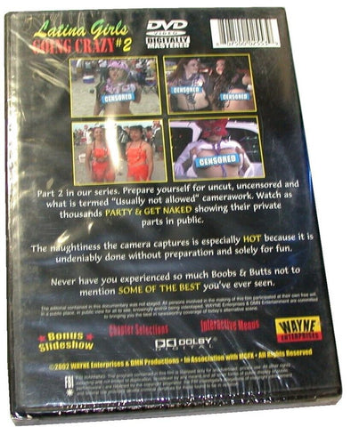Wayne Enterprises Latina Girls Going Crazy Part Two DVD NIB As Seen On ...