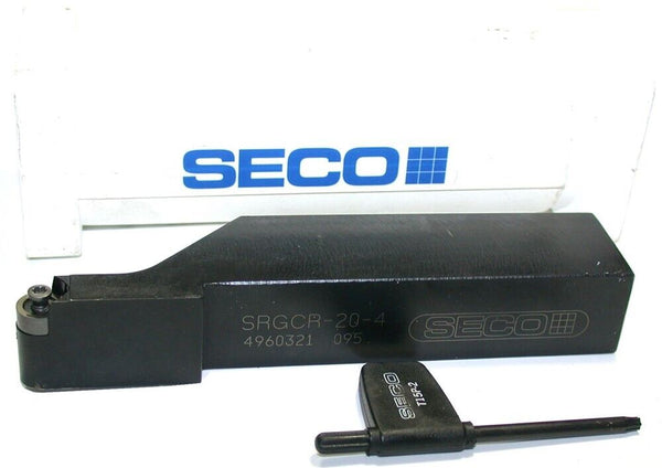 SECO SRGCR-20-4 Indexable Insert Turning Tool Holder New – Surplus Select