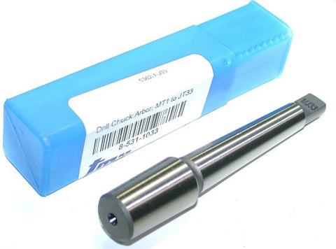 Toolmex TMX 8-531-1033 #1 Morse Taper To JT33 Taper Drill Chuck Arbor ...