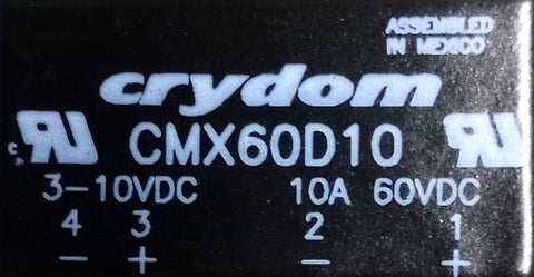 Crydom CMX60D10 Solid State Relay 10A 60VDC 4-Pin