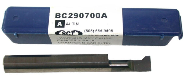 SCT BC290700A ALTiN Coated Carbide Back Chamfer Boring Bar New