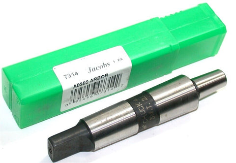 Jacobs Arbor A0302 #3 Morse Taper To #2 Jacob Taper Adapter 3MT/2JT